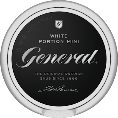 General Mini White Portion – Tobakshuset.se