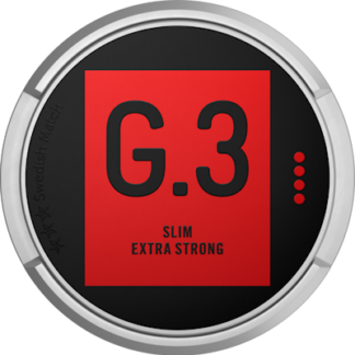 G.3 Extra Strong Slim Portion 5-pack – Tobakshuset.se