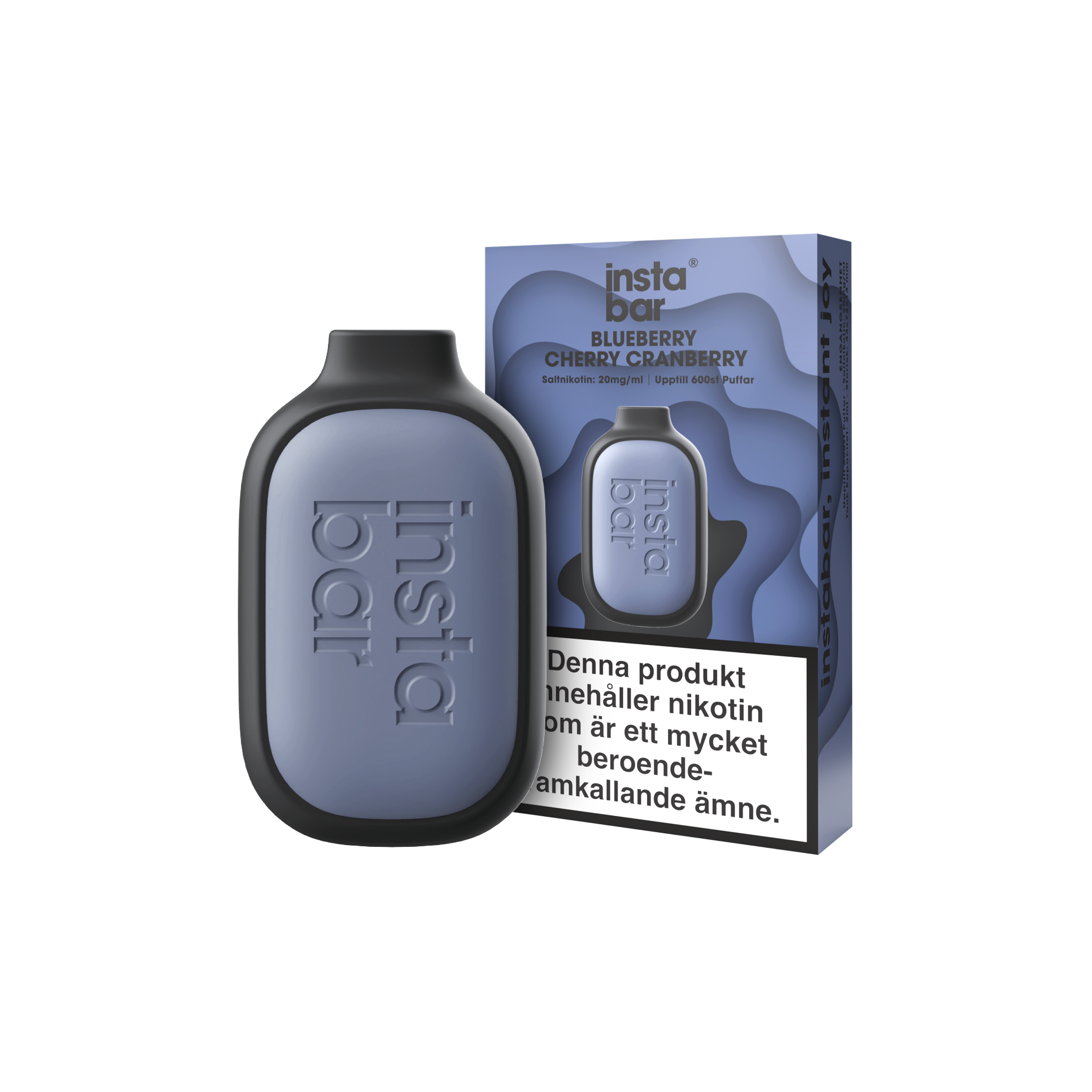 Insta Bar Air Blueberry Cherry Cranberry 20mg – Tobakshuset.se